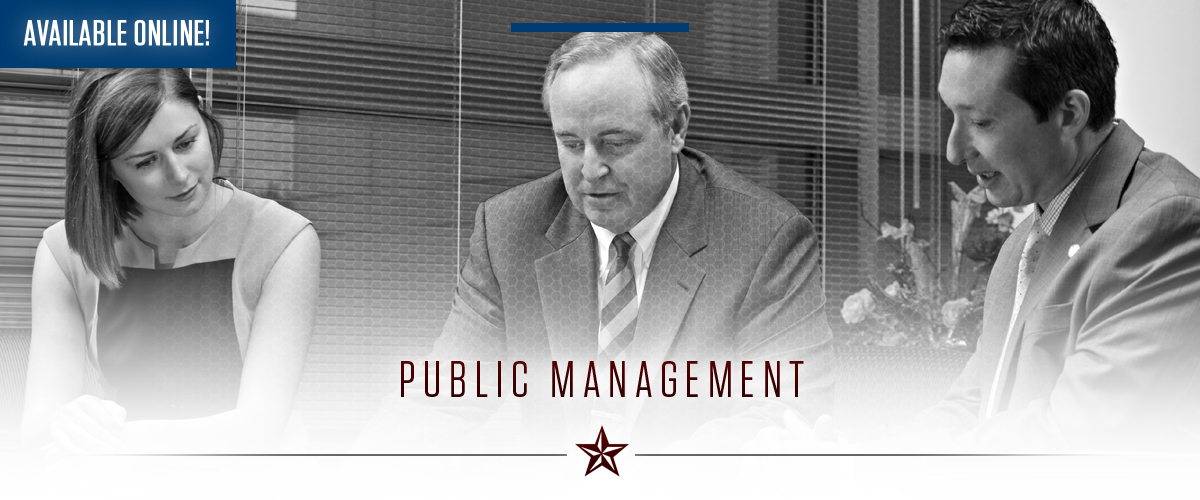 Graduate Certificate in Public Management - The Bush School, Texas